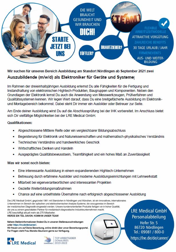 LRE Medical | Donau-Ries-Aktuell