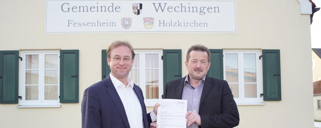 Freistaat fördert Glasfaserausbau in Wechingen|Wechingen|Donau-Ries-Aktuell