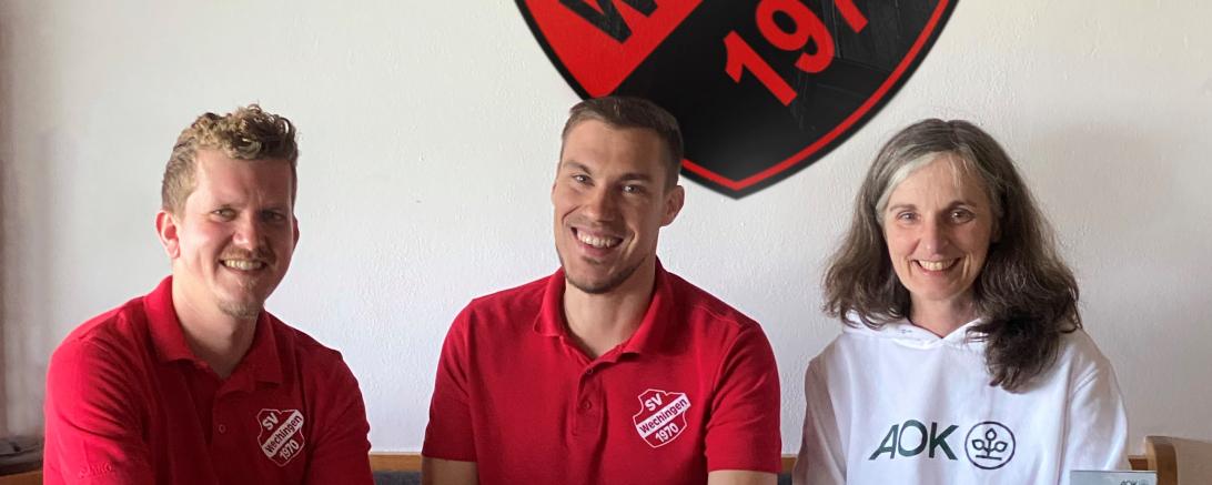 SV Wechingen und AOK Donau-Ries werden Gesundheitspartner |Wechingen|Donau-Ries-Aktuell
