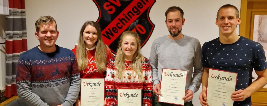 Ehrungen beim SV Wechingen|Wechingen|Donau-Ries-Aktuell