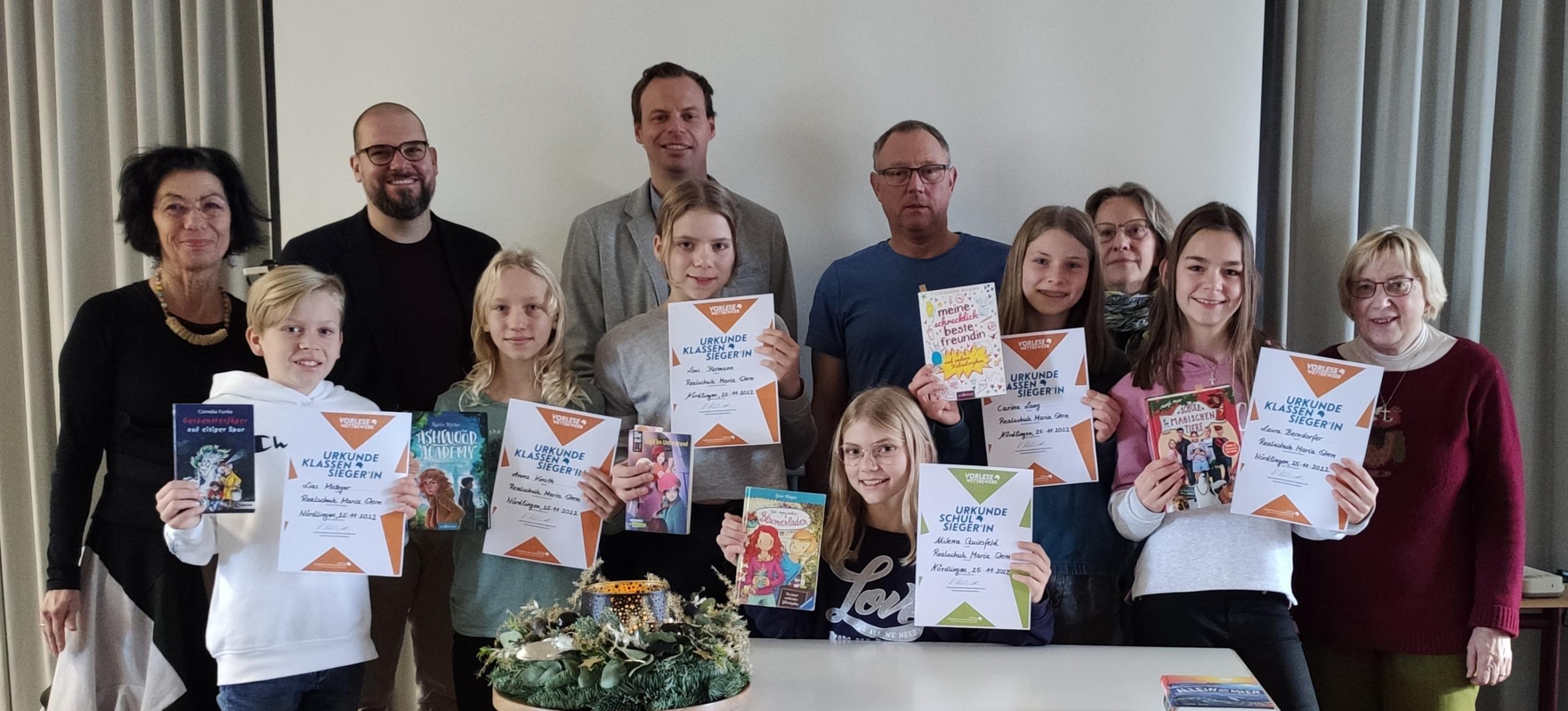 Vorlesewettbewerb an der Realschule Maria Stern|Nördlingen|Donau-Ries ...