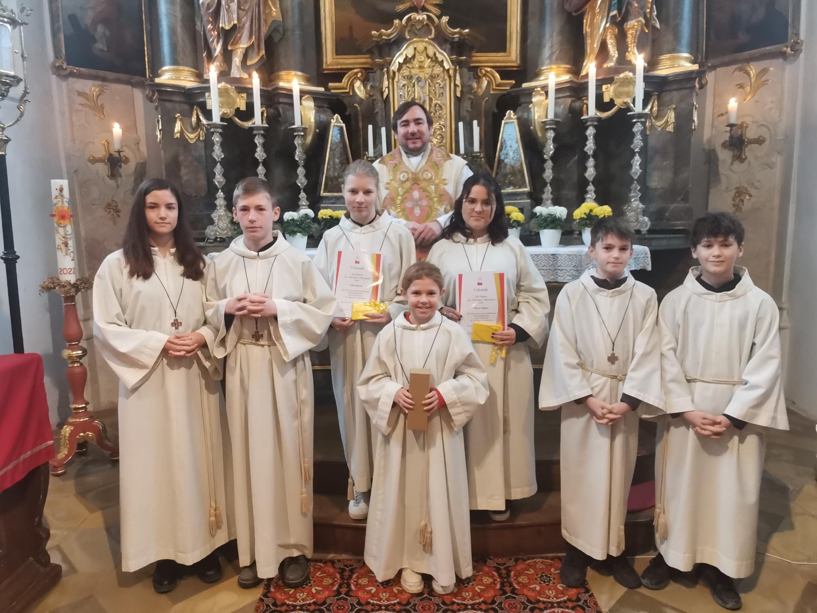 Verabschiedung und Begrüßung von Ministranten|Oberndorf|Donau-Ries-Aktuell