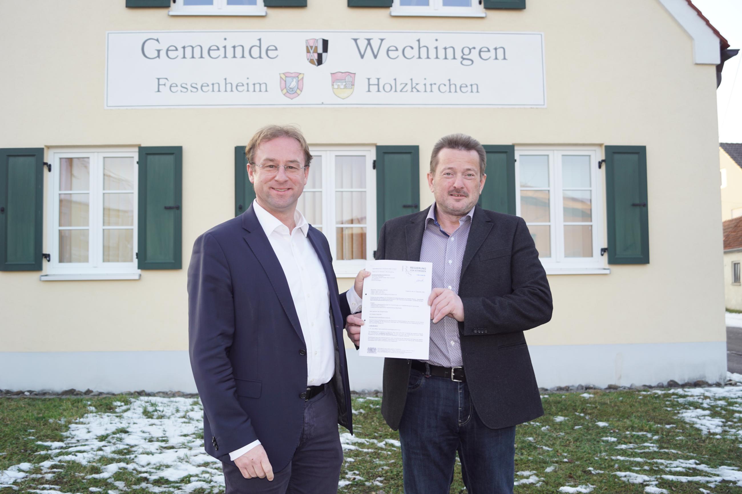 Freistaat fördert Glasfaserausbau in Wechingen|Wechingen|Donau-Ries-Aktuell