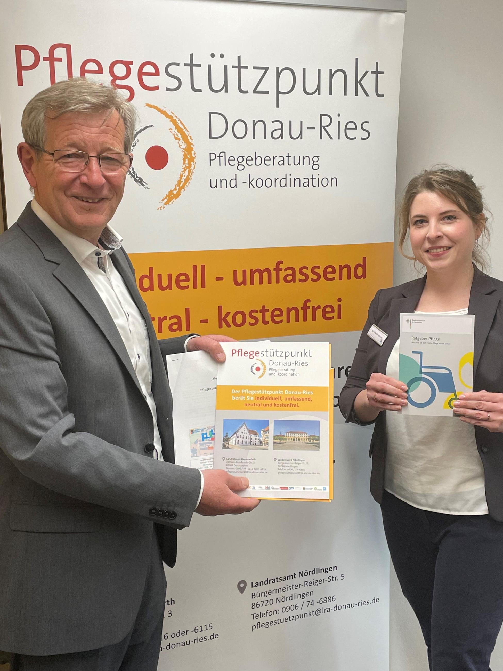 Bezirksrat Peter Schiele: „Pflegestützpunkt Donau-Ries hat sich bewährt ...