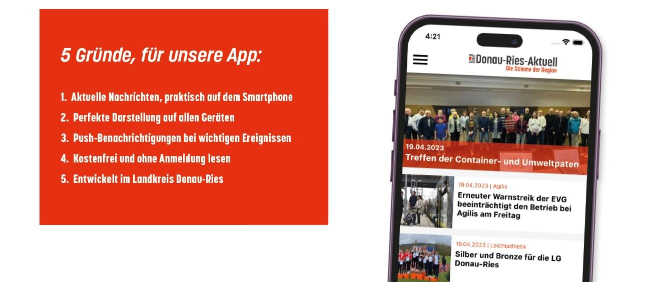 Jetzt die neue Donau-Ries-Aktuell App herunterladen! |Landkreis|Donau-Ries-Aktuell