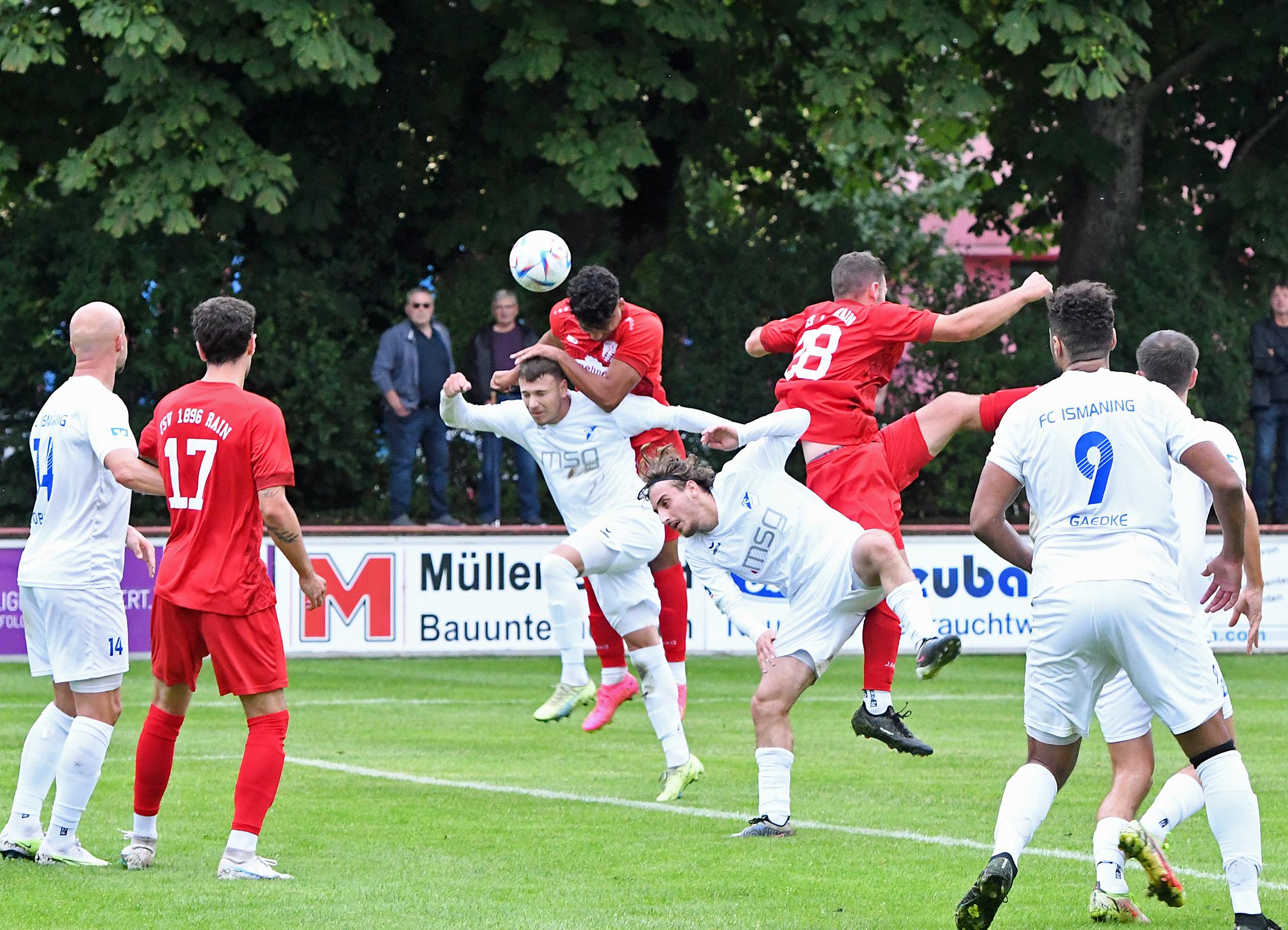 TSV Rain und FC Ismaning teilen sich die Punkte|Rain|Donau-Ries-Aktuell