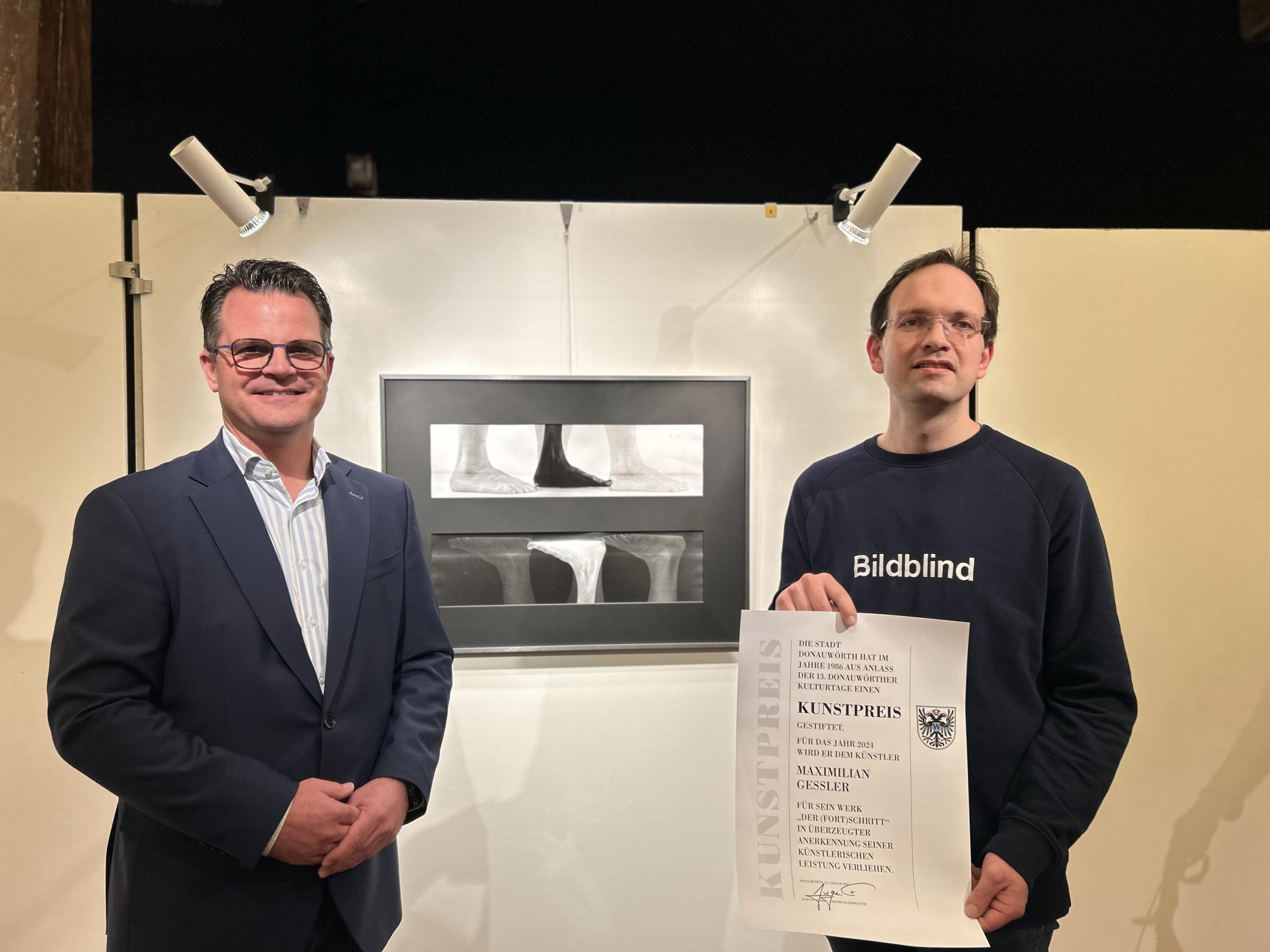 Maximilian Gessler wird mit Donauwörther Kunstpreis ausgezeichnet ...