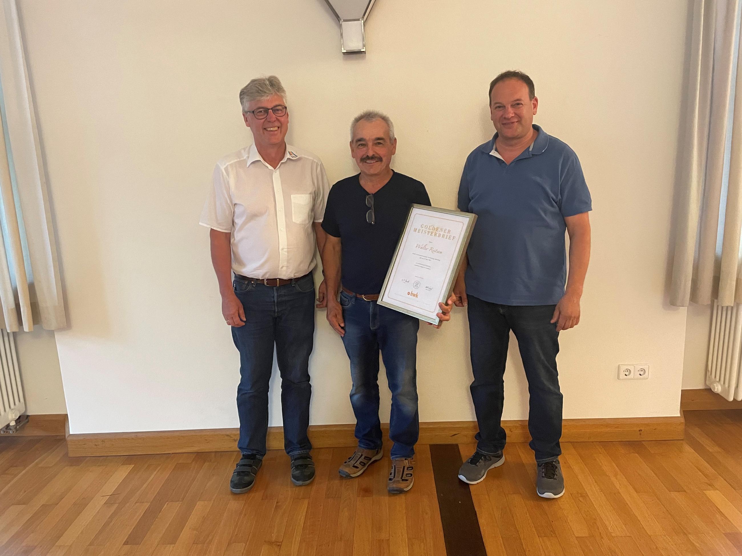 Goldener Meisterbrief für „einen Botschafter des Handwerks"|Harburg ...