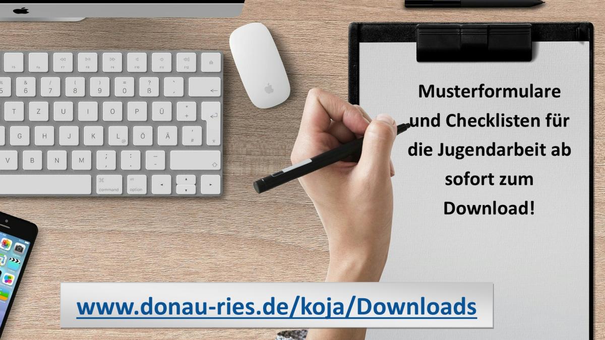 Musterformulare für die Jugendarbeit ab sofort zum Download erhältlich ...