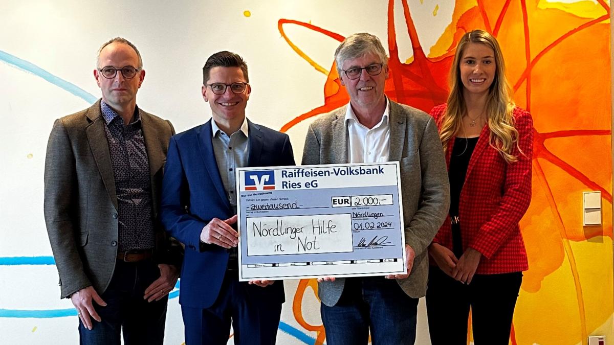 Maler Rauch Nördlingen spendet erneut 2.000 Euro an die Stiftung ...