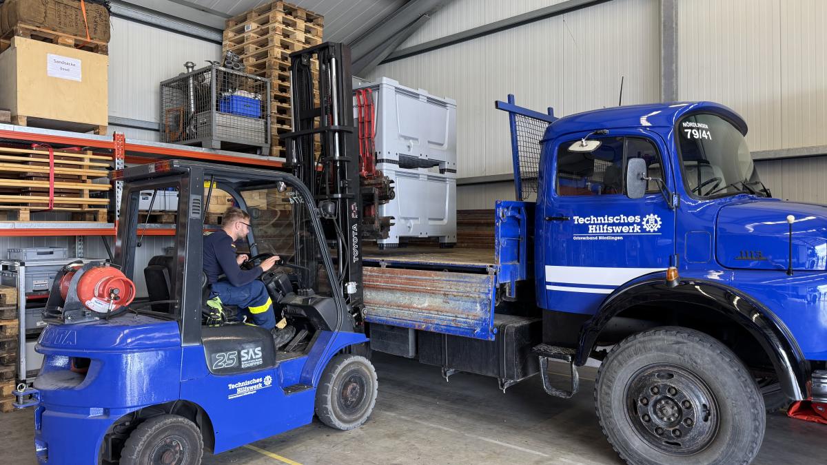 Zwölf neue THW-Gabelstaplerfahrer in Nördlingen ausgebildet|Nördlingen ...